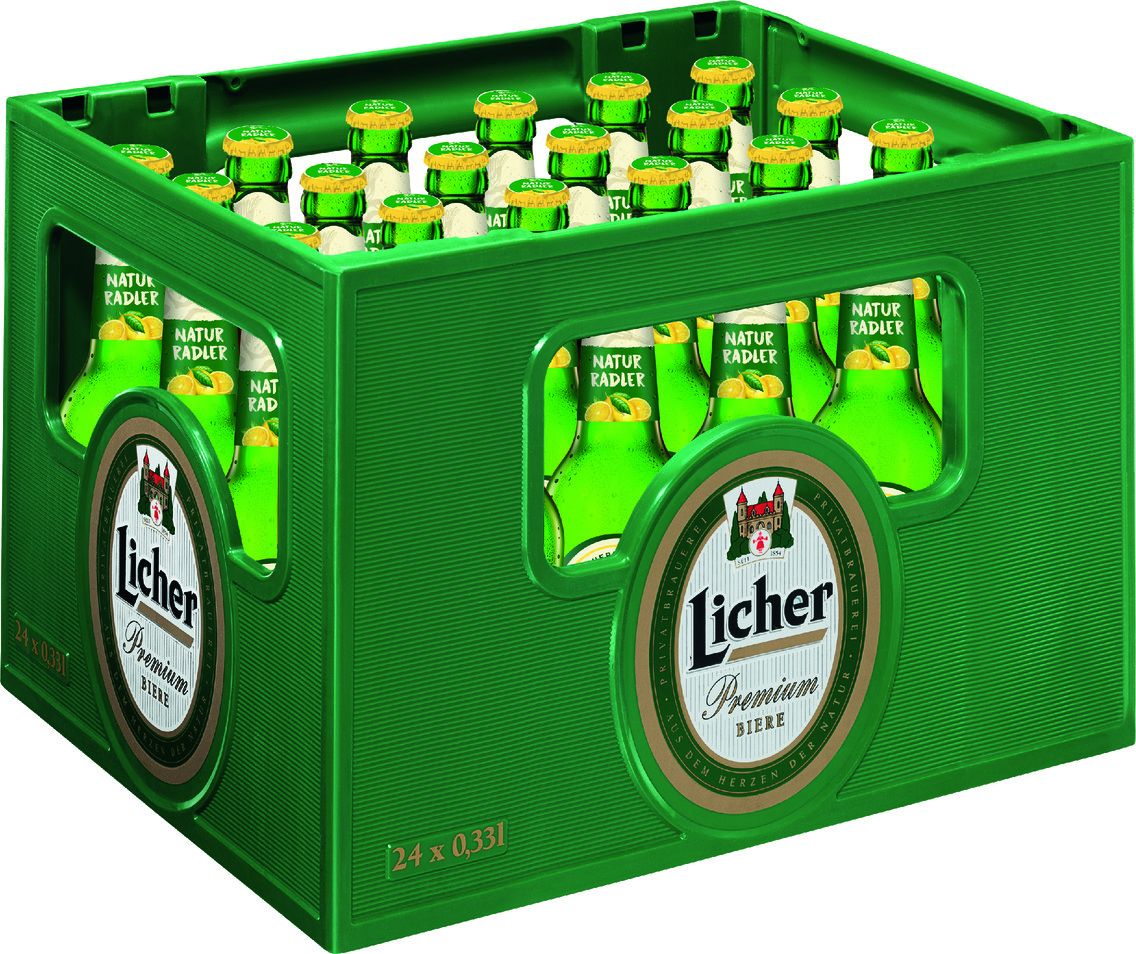 Licher Natur Radler 24 x 0,33 l (Glas) | 688