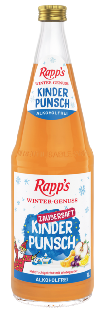 Rapps Kinderpunsch Zaubersaft 6 x 1,0 l (Glas) | 826